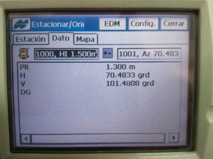 Guia rápida – Estacionamiento y orientación con la estación total ...